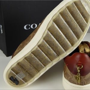Coach | Shoes | Coach C1 Signature C Logo Sneakers Shoes Nib | Poshmark